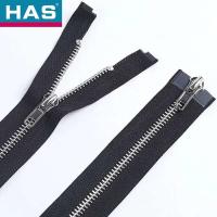 China Custom Fashion Shining Two Ways Open End Smooth Sliding Nickel Zipper for sale