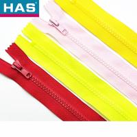 China Versatile Plastic Zippers For Various Garments And Accessories for sale