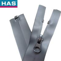 China 5# Leather PU Waterproof Membrane Nylon Zipper For Garment Jackets for sale