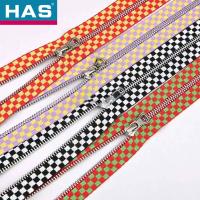 China Colorful Metal Zippers For Stylish Garment Manufacturing for sale
