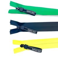 China Custom Logo And Length PU Zipper Zips For Water-resistant Open End Zipper for sale