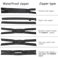 China Custom Logo And Length PU Zipper Zips For Water-resistant Open End Zipper for sale