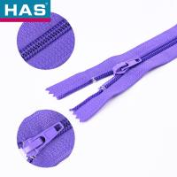 China Any Color Custom Close End Nylon Zipper With Colorful Polyester Fabric Tape for sale