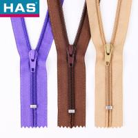 China Any Color Custom Close End Nylon Zipper With Colorful Polyester Fabric Tape for sale