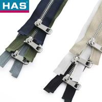 China #5 Metal Open End Zippers for Open Front Down Jackets Leather Coats for sale