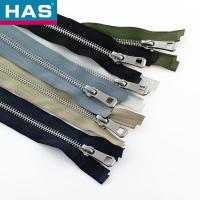 China #5 Metal Open End Zippers for Open Front Down Jackets Leather Coats for sale