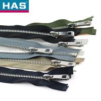 China #5 Metal Open End Zippers for Open Front Down Jackets Leather Coats for sale
