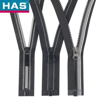 China No. 5 Plastic Open-tail Zipper Clothing Jacket Sportswear Charge Clothing Y Teeth Zipper for sale