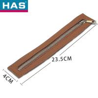China Pu Leather Bags Accessories Self Locking Custom Close End Metallic Zipper for sale