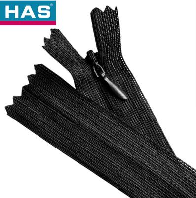 China Dark Lock Mouth Nylon Invisible Zipper For Wedding Dress And Sofa In Nylon for sale