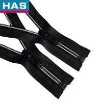China Open End Close End Auto Lock 5# Nylon Zipper For Cloth for sale