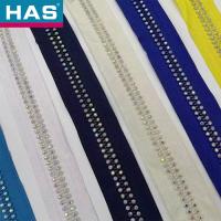 China Garment Diamond Zipper Eco Friendly Fashionable For Any Occasion for sale