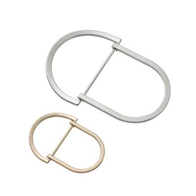 China Garment Hardware Accessories Double D Ring Adjustable Buckle For Shoes Clothing Bags for sale