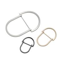 China Garment Hardware Accessories Double D Ring Adjustable Buckle For Shoes Clothing Bags for sale