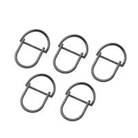 China Garment Hardware Accessories Double D Ring Adjustable Buckle For Shoes Clothing Bags for sale