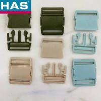 China White Dual Adjustable Plastic Quick Release Side Buckles For Shoes Backpacks for sale