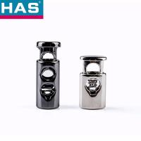 China Custom Fastener Cord Locks Single / Double Hole Toggle End Stoppers For Drawstrings for sale