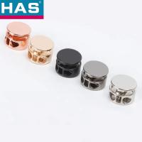 China Spring Toggle Cord Lock Adjustable Rope Stopper For Jackets Bags for sale