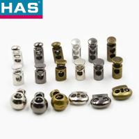 China Spring Toggle Cord Lock Custom Drawstring Stopper For Clothing Bags for sale