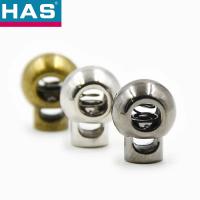 China Spring Toggle Cord Lock Custom Drawstring Stopper For Clothing Bags for sale