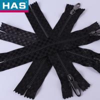 China #5 Black Metal Zipper With Shiny Gun Metal Teeth For Clothing Bags for sale