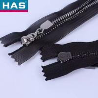 China HAS #5 Colorful Metal Zippers With Shiny Teeth For Fashion Accessories for sale