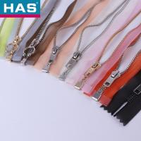 China HAS #5 Sheer Zippers With Keyring Pulls For Fashion DIY Projects for sale