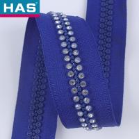 China #10 Diamond Fashion Zipper With Lightweight Open Ended Zips Zipper for sale