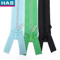 China Versatile Diamond Teeth Zipper For Clothing Decoration Closed Tail Design for sale