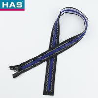 China Self-Locking Resin Zipper With Wavy Pattern And Special Running Rubber Teeth For Easy On Garments Or Bags In Various Colors for sale