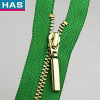 China #3 Metal Brass Open Ended Custom Metal Zipper For Jackets Or Bags for sale