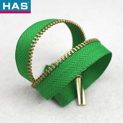 China #3 Metal Brass Open Ended Custom Metal Zipper For Jackets Or Bags for sale