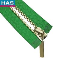 China #3 Metal Brass Open Ended Custom Metal Zipper For Jackets Or Bags for sale