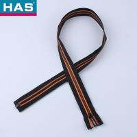 China Plastic Adhesive Teeth Open-End Self-Locking Resin Zipper With Customized Logo And Color for sale