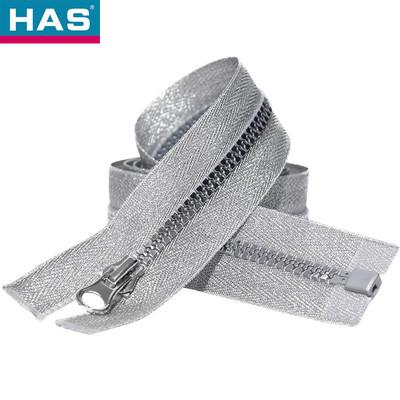 China #3 plastic jacket zipper Silver Tank Rubber Teeth Open Tail Clothing Access Control Home Textiles Luggage for sale