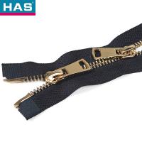 China Y-Tooth Double Headed Lock Metal Zipper For Clothing Luggage 5 Durable Stylish for sale