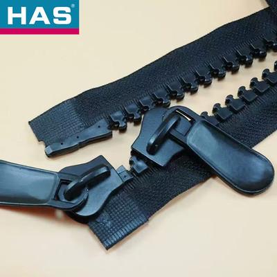 China Polyester Tape and Slider Included Durable Plastic Zippers in Enhancing Products for sale