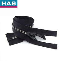 China #5 Open-end Rhinestones Zipper Colorful and Sustainable for Diamond/rhinestone for sale
