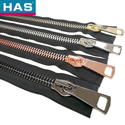 China #10 #12 Open End Heavy Duty Coat Zip Big Teeth Zipper For Garment Accessories for sale