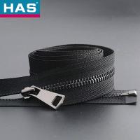 China #5 Brown Garment Zippers 2 Way Separating Zipper Customizable for sale