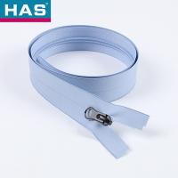 China Durable Waterproof Zippers Pink Blue Watertight Zipper Smooth Style for sale