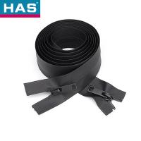 China #8 #10 Black Nylon Waterproof Zipper Water Resistant Zipper For Waterproof Clothing for sale