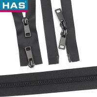 China #8 #10 Black Nylon Waterproof Zipper Water Resistant Zipper For Waterproof Clothing for sale
