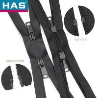 China #8 #10 Black Nylon Waterproof Zipper Water Resistant Zipper For Waterproof Clothing for sale