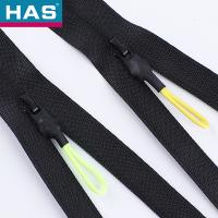 China 12 Inch Nylon Zippers Auto Lock Water Resistant Nylon Zip Closed End for sale