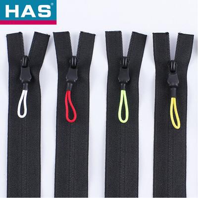 China 12 Inch Nylon Zippers Auto Lock Water Resistant Nylon Zip Closed End for sale