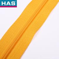 China #3 Auto Lock Nylon Coil Zipper Orange 12 Inch Invisible Zipper Closed End for sale