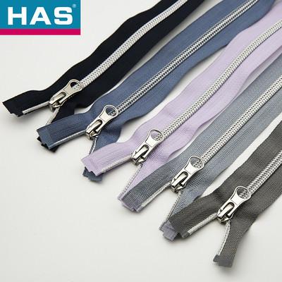 China 12 Inch Nylon Zippers Closed End Nylon Jacket Zipper Auto Lock for sale