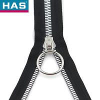 China #3 #5 Corn Teeth Plastic ZippersInvisible Black Zipper Customized Logo for sale