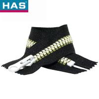 China #10 Plastic Zippers Lightweight Black Invisible Zipper Two way for sale